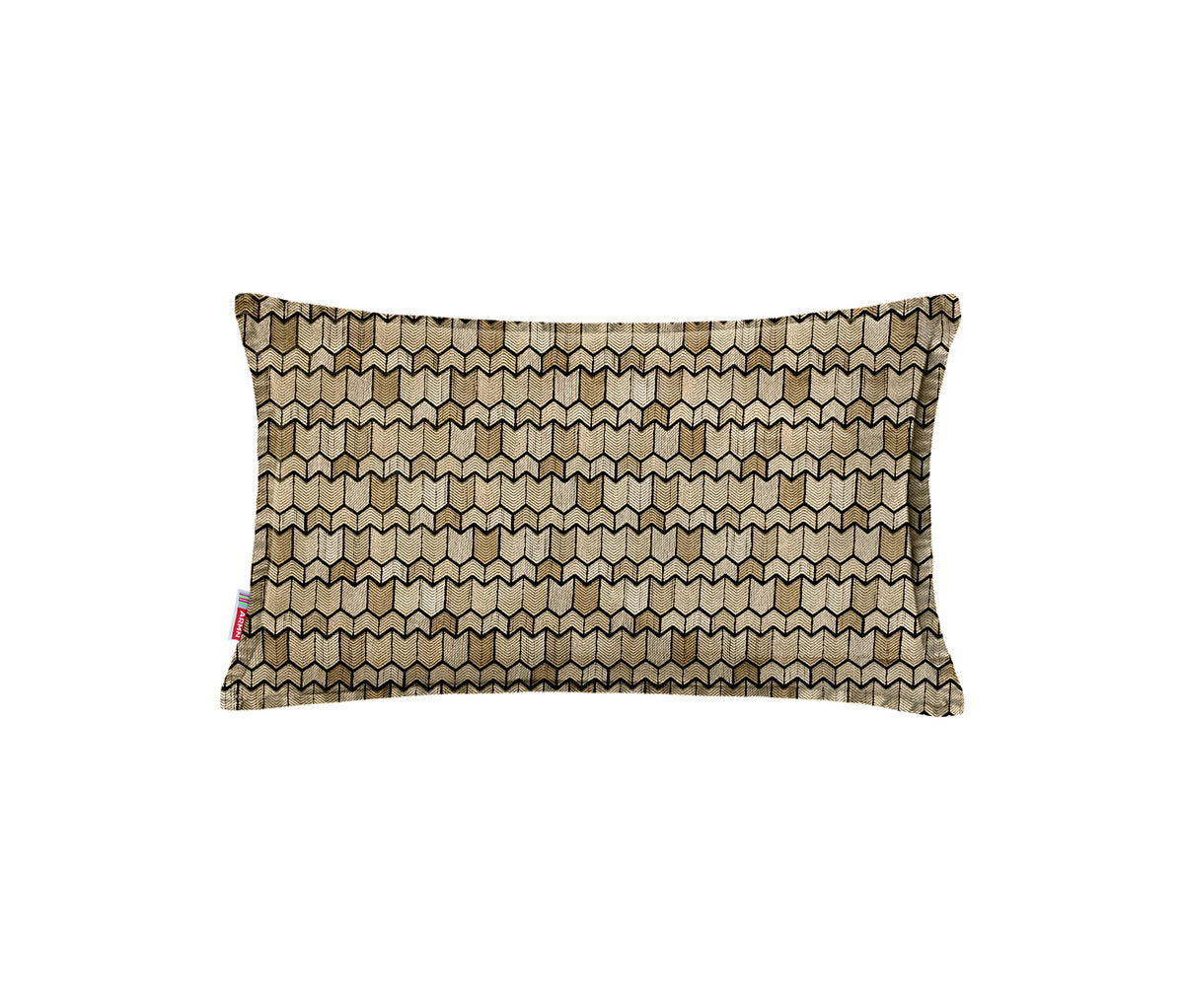 غطاء وسادة 30*50 سم من ARMN Azure - ذهبي وأسود