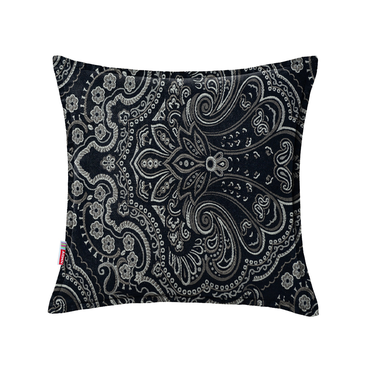 غطاء وسادة 45*45 سم من ARMN Azure - أسود وذهبي