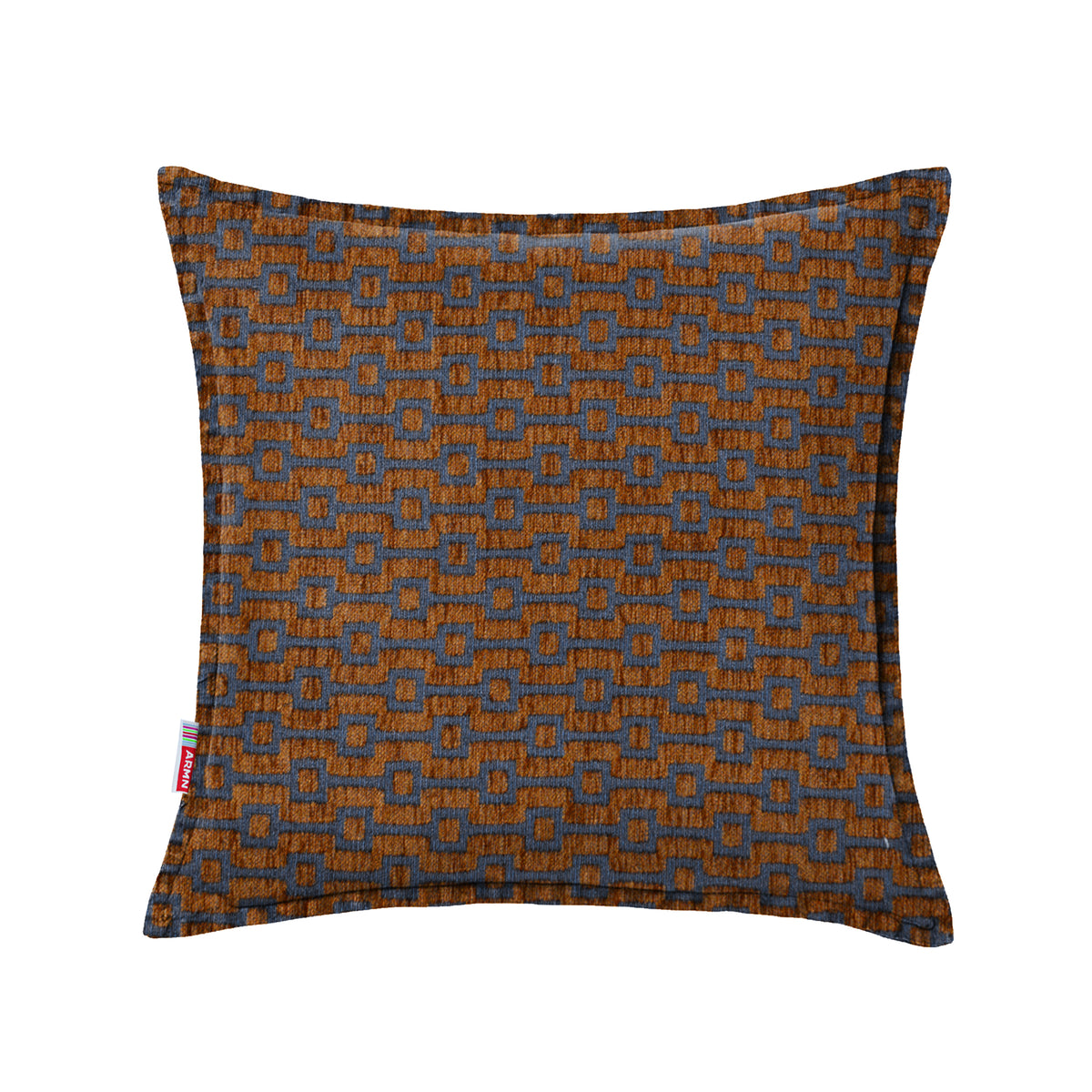 ARMN Azure Cushion Cover 45*45 cm - Copper and Grey — جعفر شوب