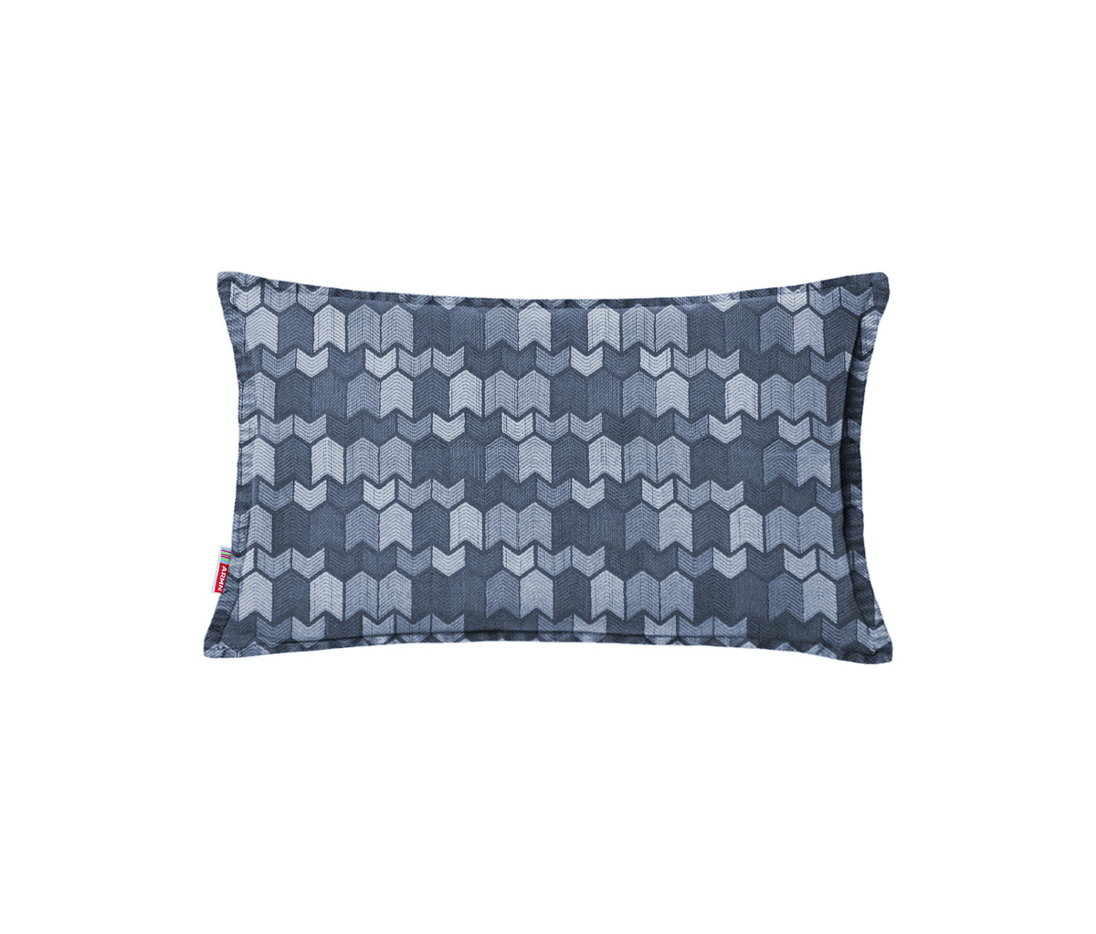 غطاء وسادة 30*50 سم من ARMN Azure - كحلي وفضي — جعفر شوب