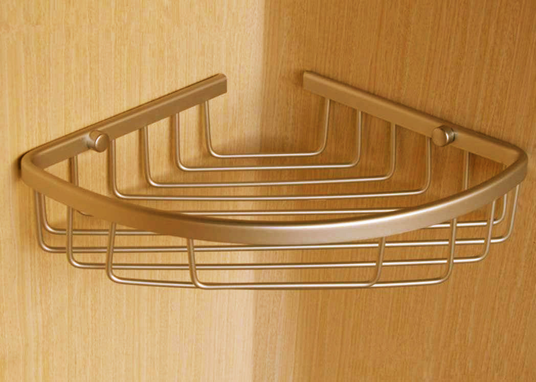 رف زاوية ألمنيوم من ARMN Space - ذهبي — جعفر شوب