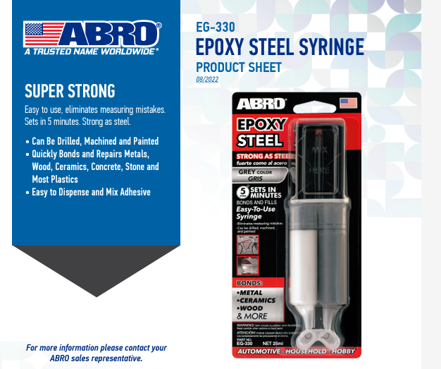 ABRO Epoxy Adhesive Mixing for Metals — جعفر شوب