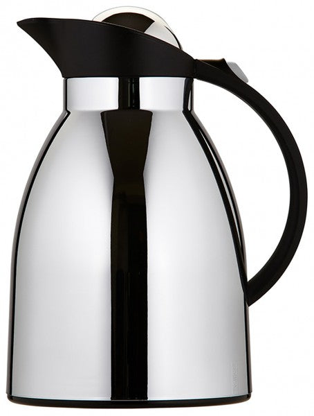 Helios Shiny 1L Thermos - Chrome and Black — جعفر شوب