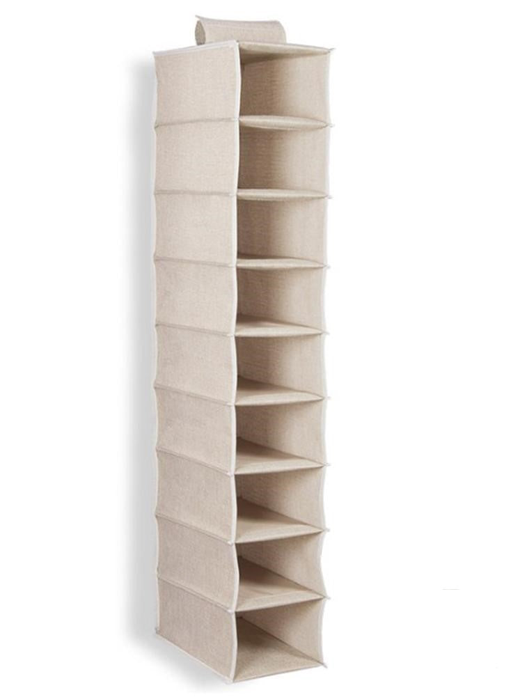 ARMN TidyFold Storage Rack with 9 Shelves, 108*20*30 cm - Beige — جعفر شوب