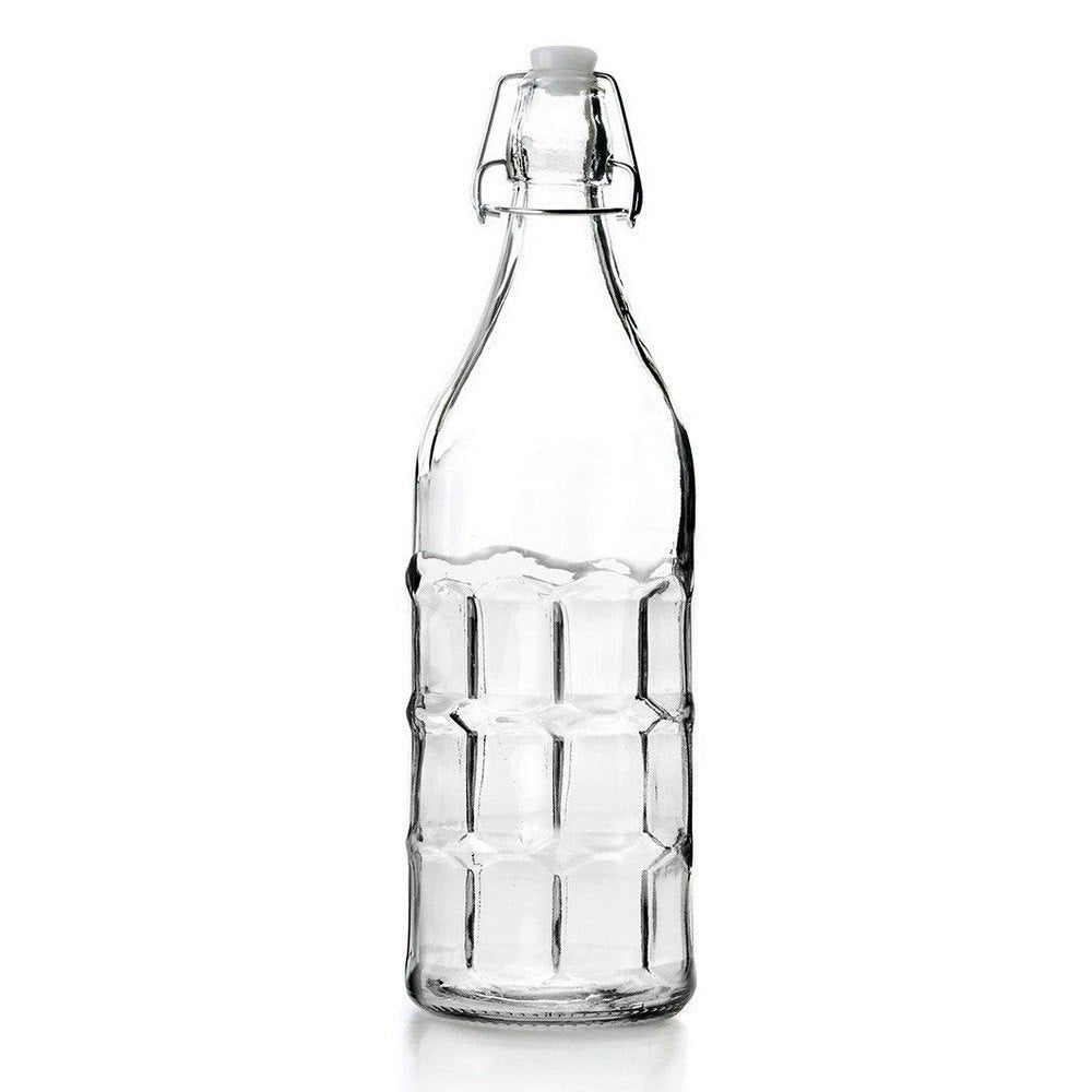 Ibili 1 liter glass bottle — جعفر شوب